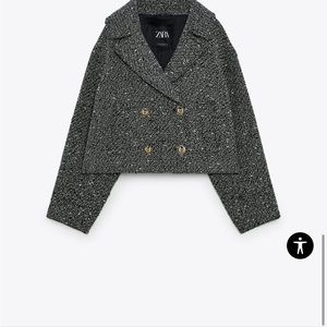 Zara | Jackets & Coats | Zara Crop Blazer | Poshmark